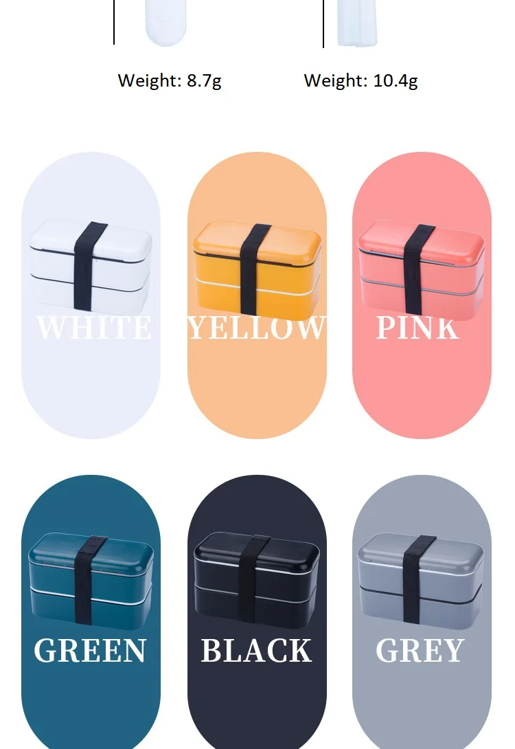 Eco Plastic Bento Lunch Box - Sustainable & Portable