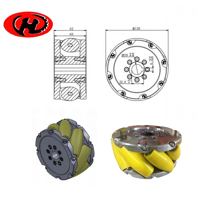 Heavy Duty Mecanum Wheels for Industrial Material Handling