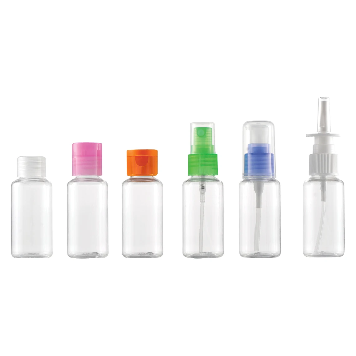 Factory Price 25ml Plastic Mini Pet Bottle With Colorful Flip Top Cap ...