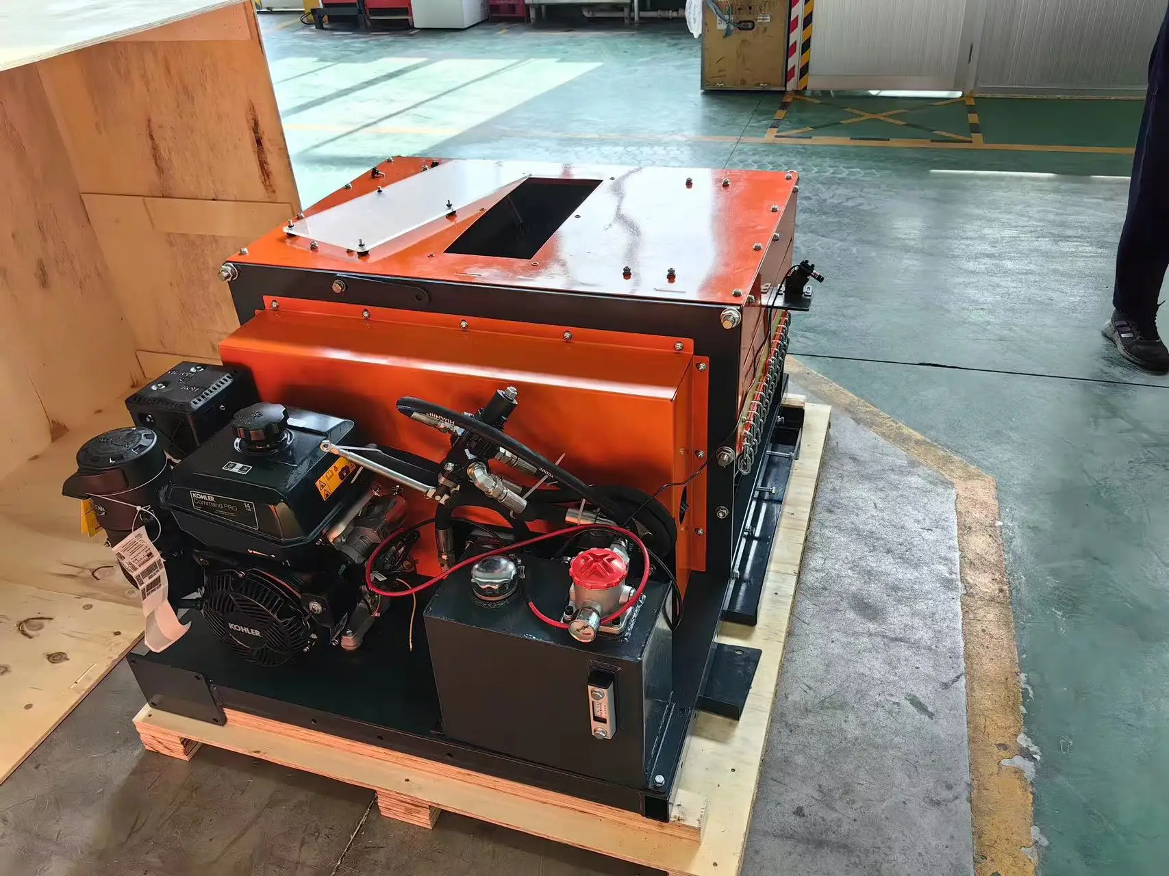 Hydraulic Wood Edger / Gasoline Engine Powered Board Edger Machine ...