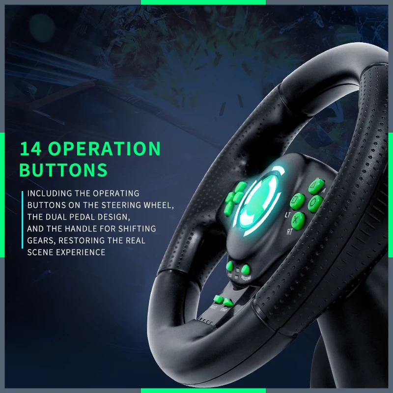 Wheels Control Joystick Video Game Racing Simulator Car Driving ...