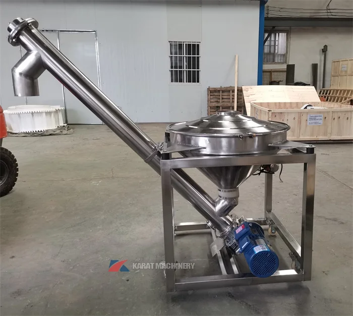 Stainless Steel Conveyor Screw Conveyor For Detergent Powder - Buy ...
