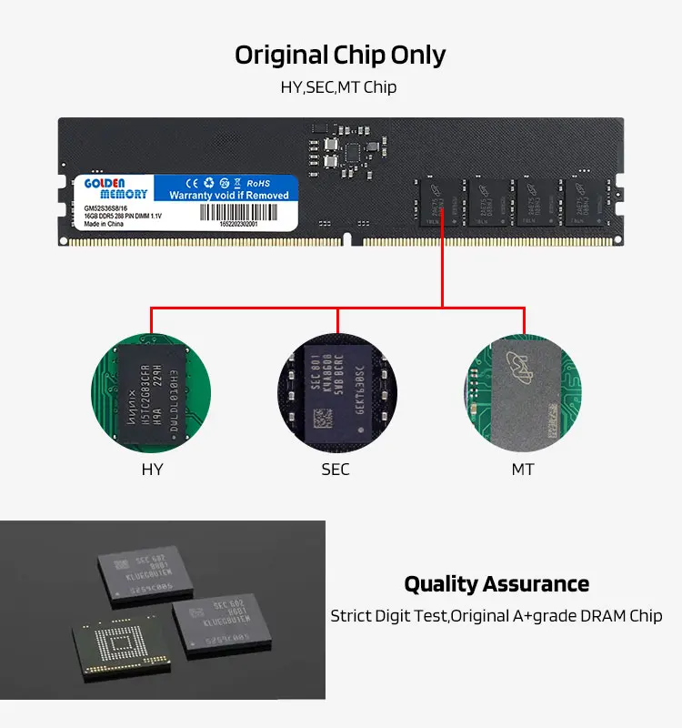 Memoria Ram Ddr5 16gb 32gb 4800mhz 5200mhz 5600mhz Ddr5 Ram Para Pc Ram ...