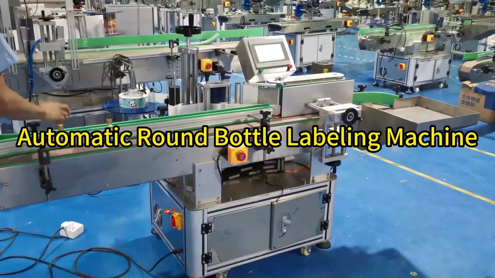 Square Bottle Wrap Around Labeling Machine Food Packaging Labeling ...