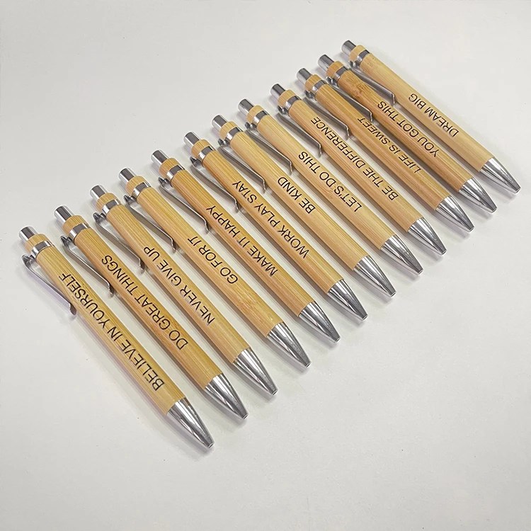 Wholesale Eco Friendly Wood Bamboo Pen Custom Pen With Logo Ball Pen Custom Logo - Buy Wood ...