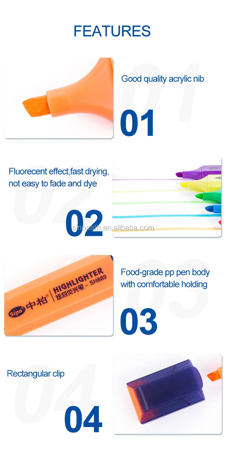 Sipa SH889 High Quality Custom Private Label Chisel Tip Graffiti Marker ...