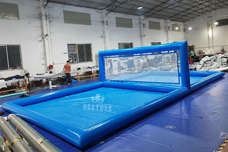 Portable Airtight Inflatable Volleyball Field Floating Volleyball Court ...