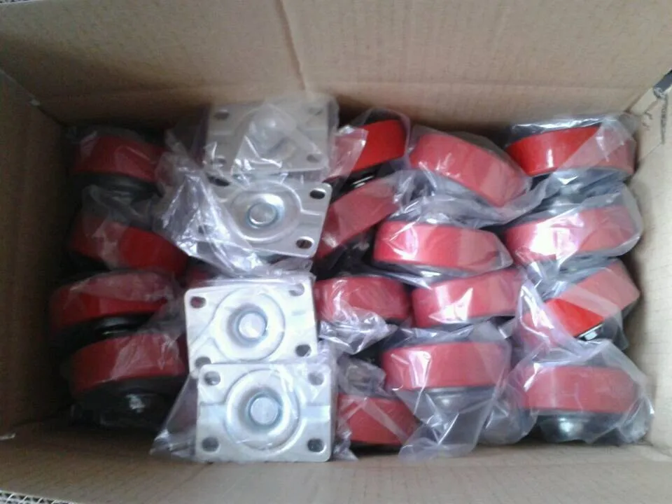 All Series Medium Duty Castor Nylon Pp Pvc Pu Cast Iron Rubber Tpr ...