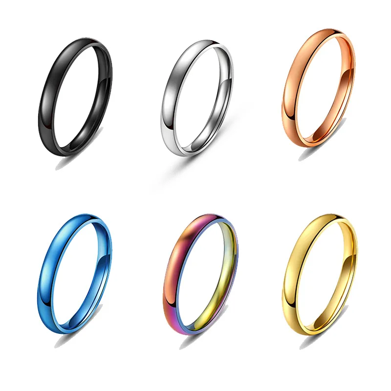 8mm Sensetive Color Smart Discolor Mood Ring Emotion Feeling Changeable ...
