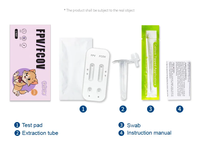 Feline Panleukopenia Virus Fpv/fcov Antigen Combo Rapid Test Kit For ...