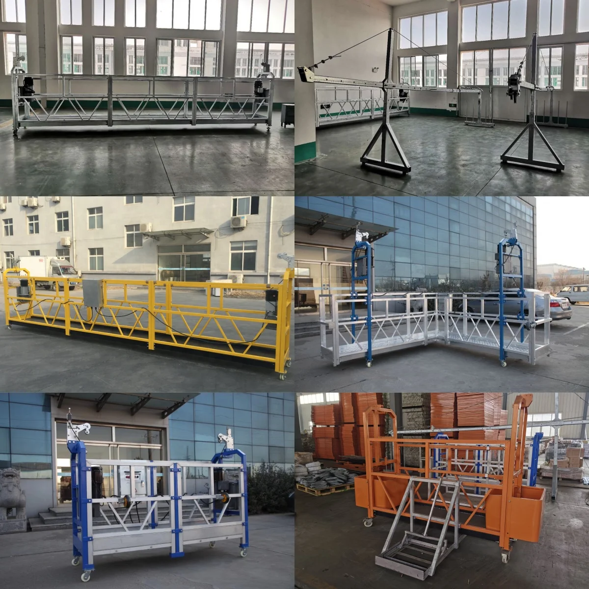 China ZLP Series Suspended Working Platforms Electric Hanging ...