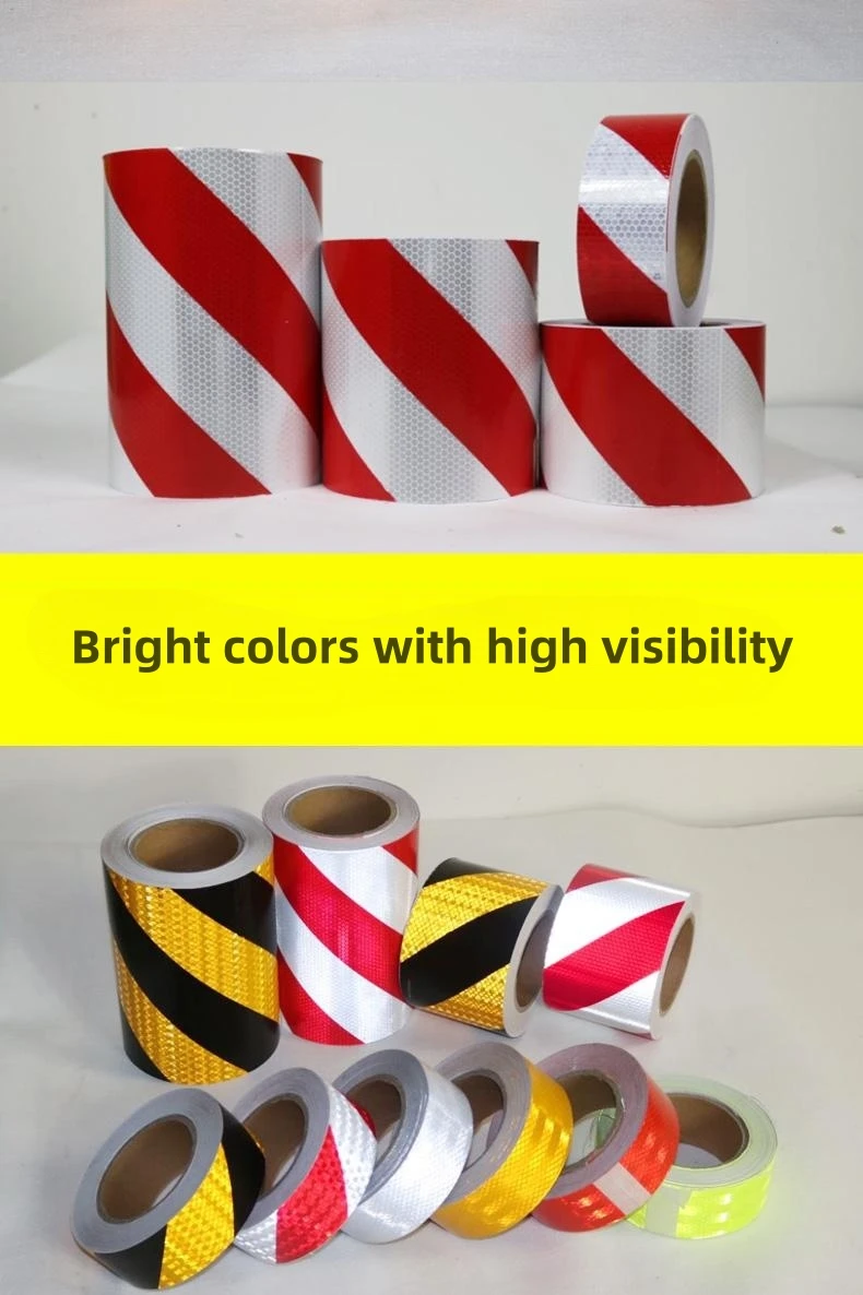 Lattice Yellow Black Reflective Tape Diagonal Reflective Strip Crystal ...