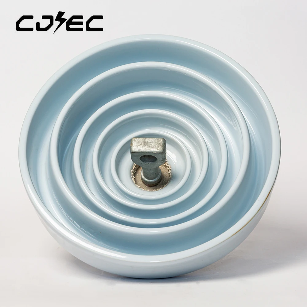 120KN Fog Type Disc Insulator - High Voltage & Porcelain