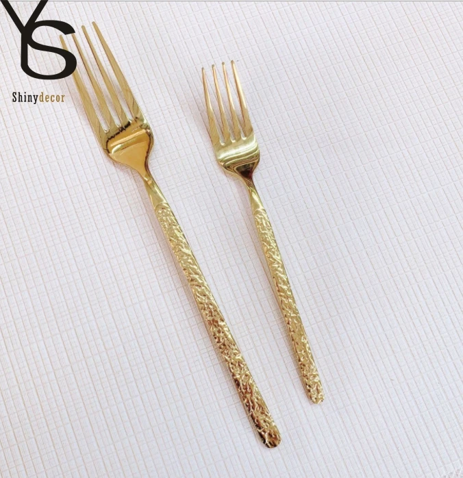 Luxury High Quality Wedding Shiny Silver Cutlery Set Stainless Steel ...