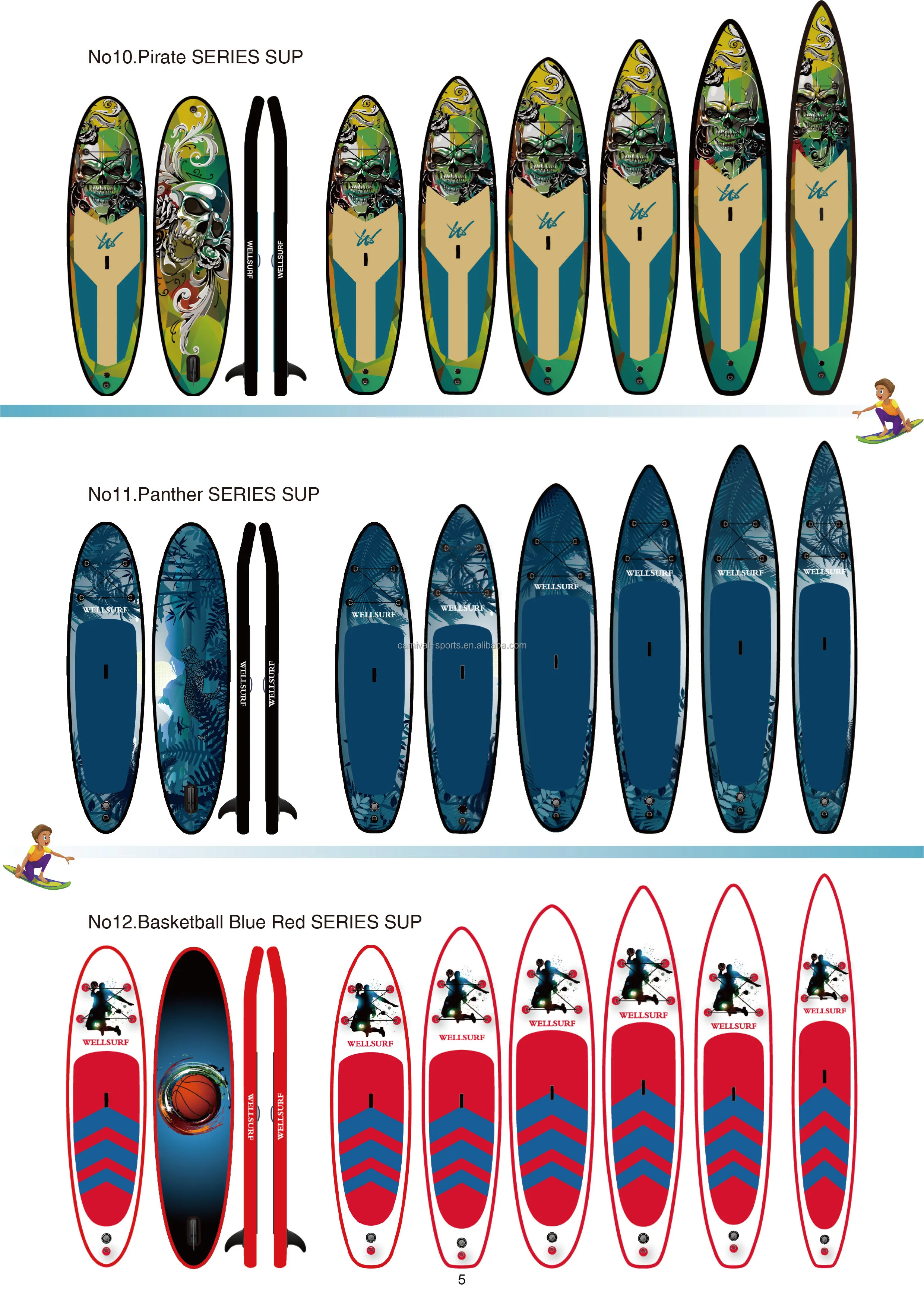 11.6ft 350cm Carbon Texture Inflatable Supboard Stand Up Paddle Board ...