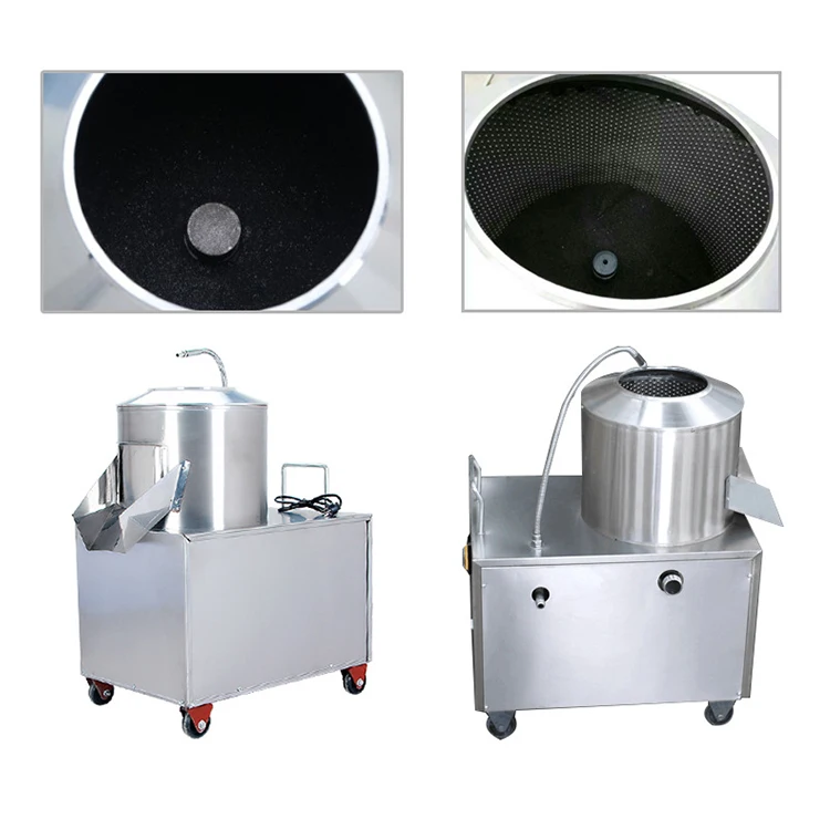Combined Plantain Potato Washing Peeling Cutting Machine