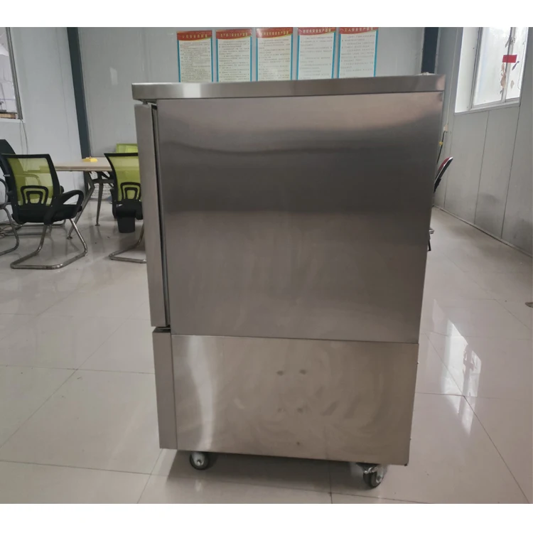 5 Trays Auto Defrost Chest Freezers Batch Blast Freezer For Meat Air ...