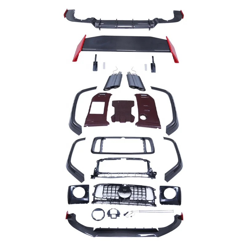 Bs Style Carbon Fiber Roof Spoiler For Mercedes Benz G-class W464 G500 G63 Front Spoiler Roof ...