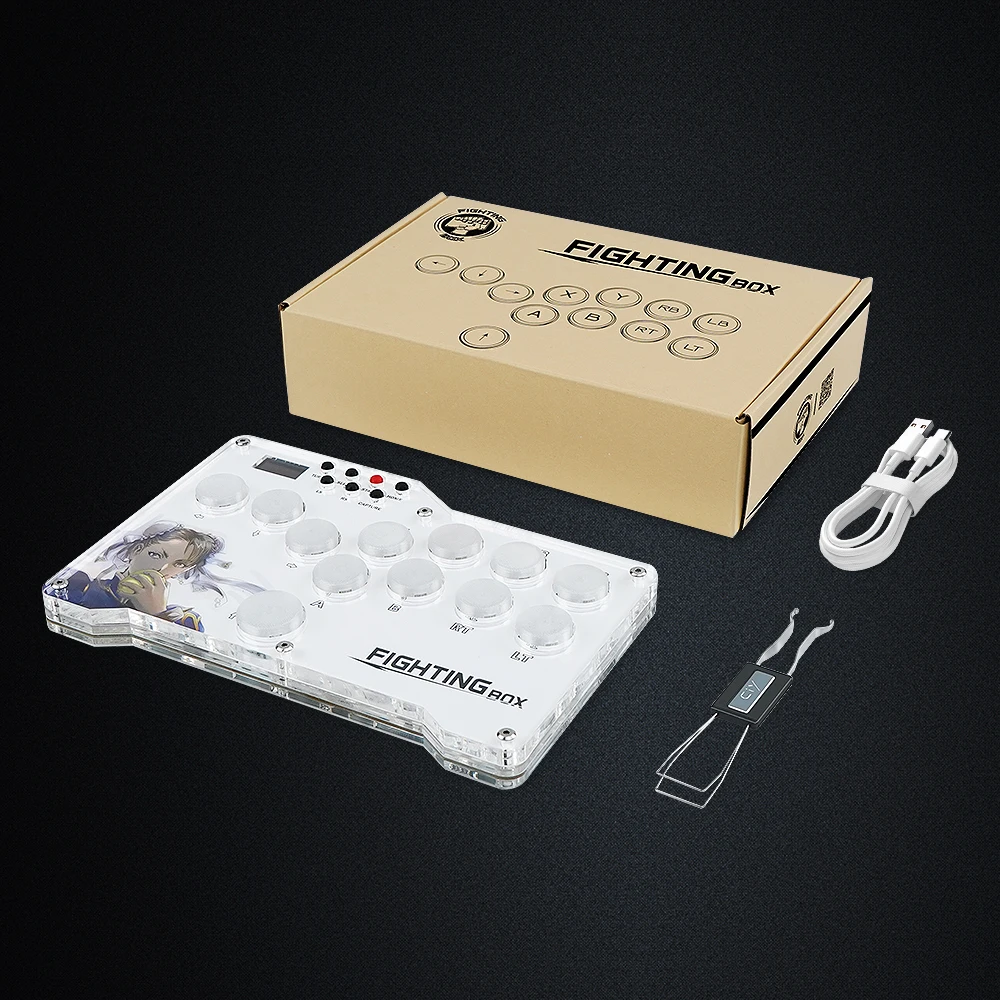 Mini Hitbox Arcade Joystick Fight Stick Keyboard Gp2040 Ce For Fighting ...