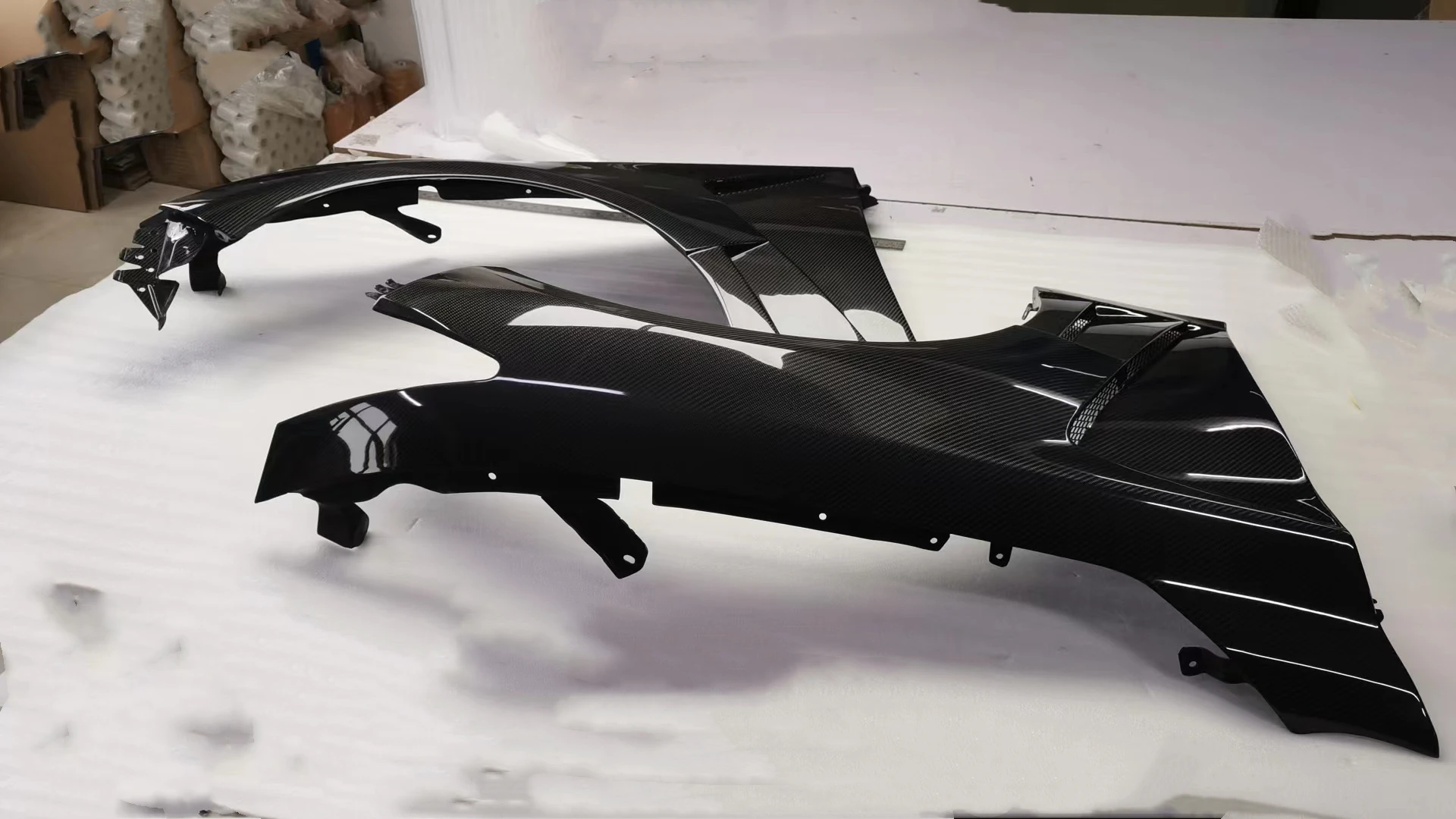 Mrd For Infiniti Q50 2014-2018 Carbon Fiber Side Fender With Vents Yy ...