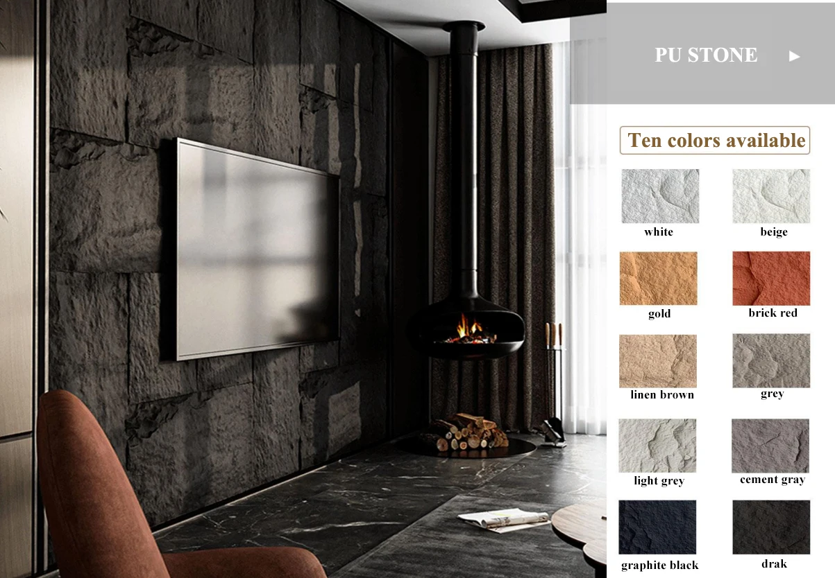 Paneles De Pared Con Apariencia De Roca