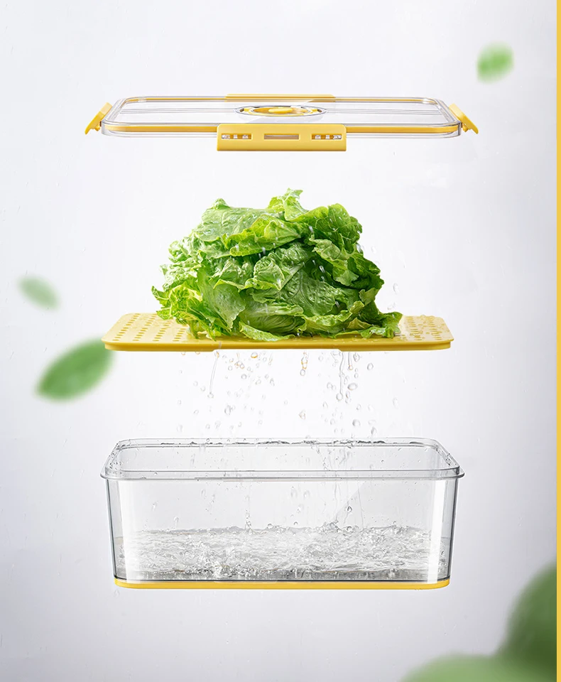 Timing Plastic Refrigerator Storage Boxes - Organize Efficiently