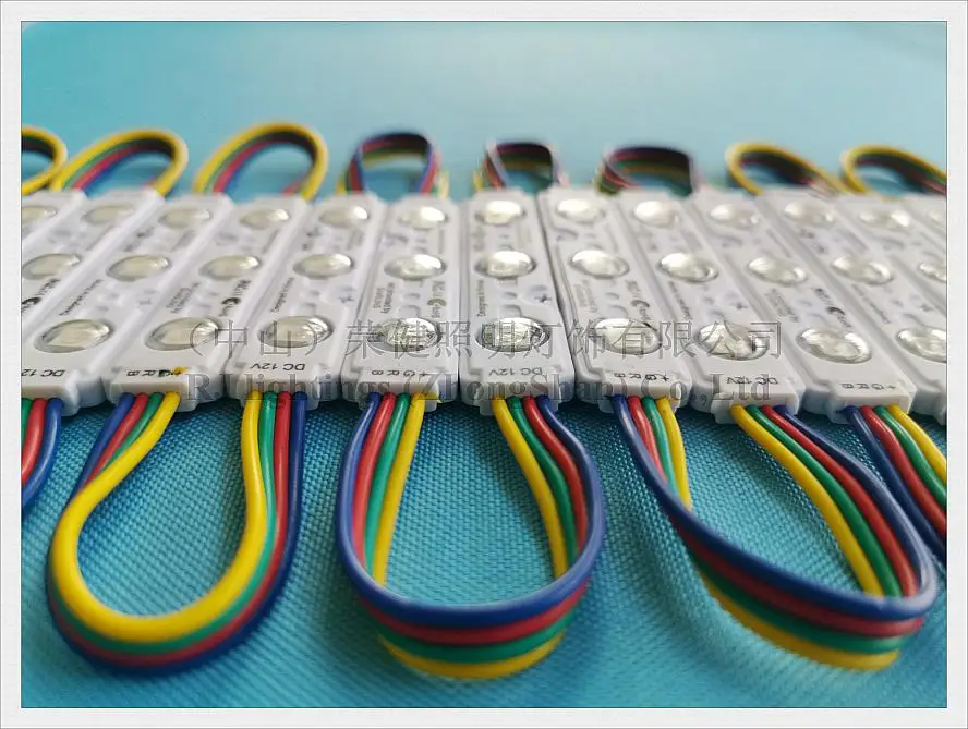Injection with Lens RGB LED Module SMD 5050 Waterproof LED Advertising ...