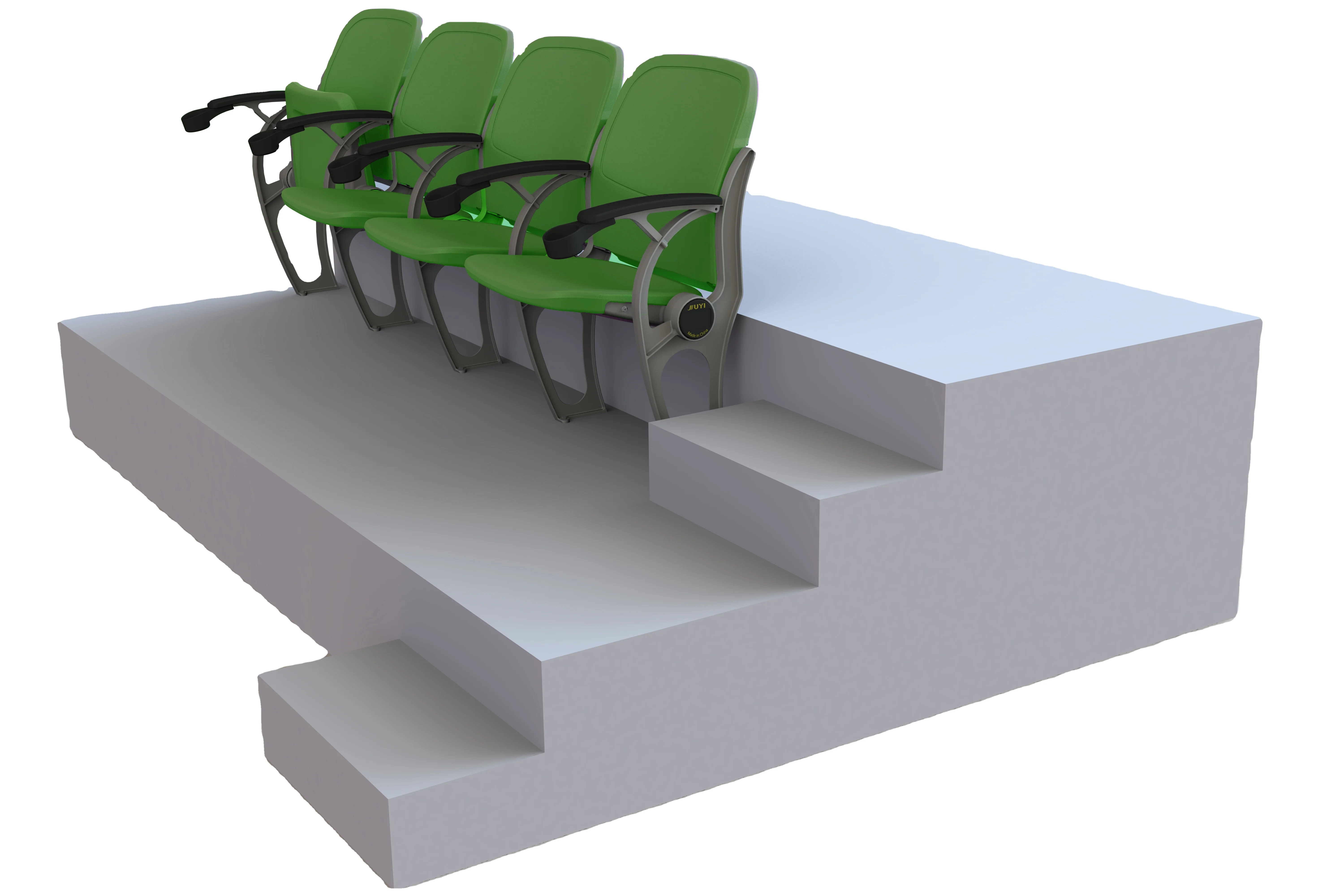 BLM-4681 HDPE Plastic Stadium Seats - Durable & Comfortable