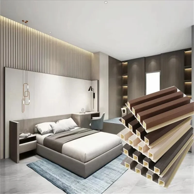 Rotating Wallpaper Wood Alternative Panels Wpc Fluted Wall Panel - Buy ...