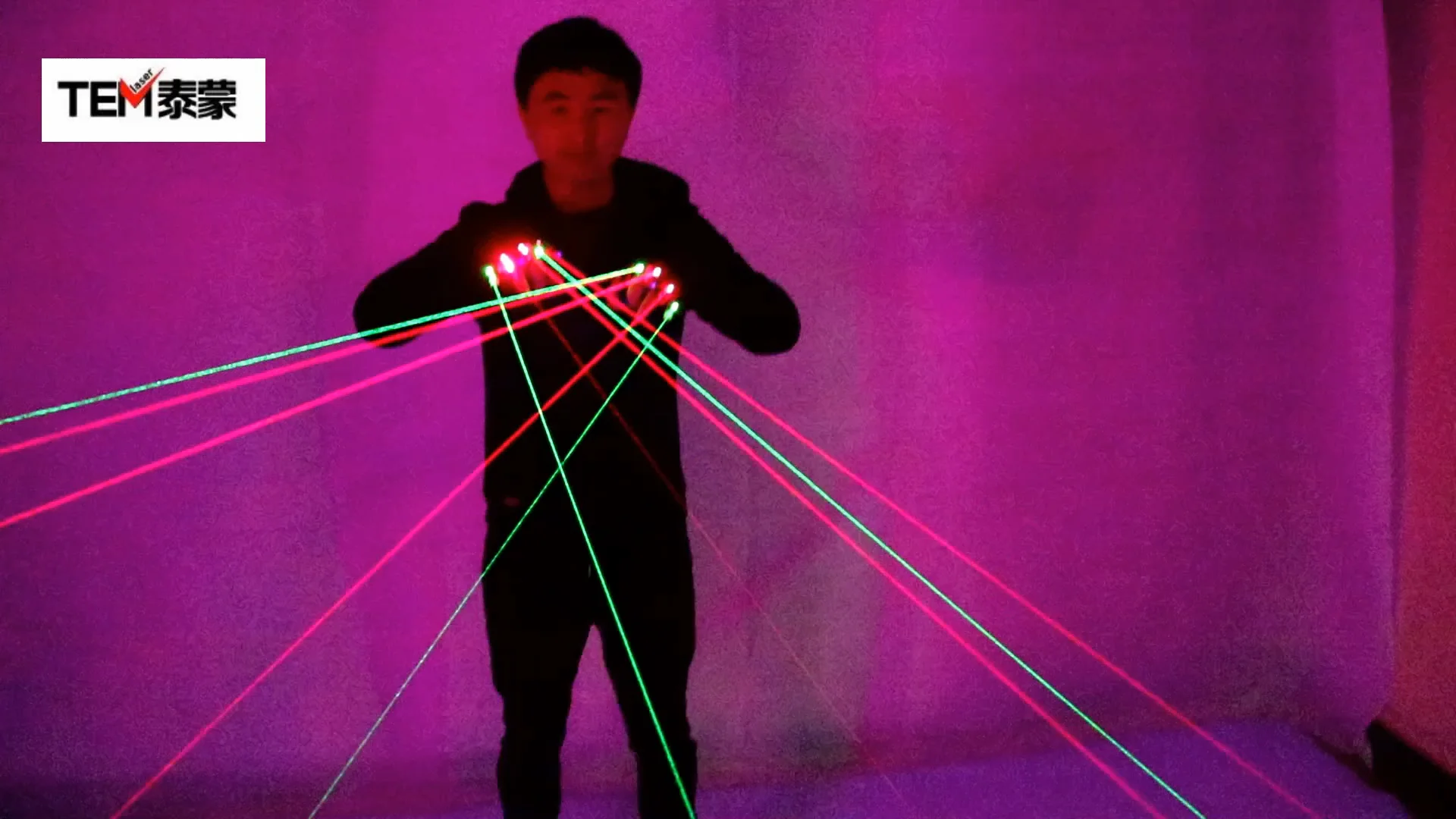 7lazer Rgb Laser Gloves 2green 3red 2blue Led Flashing Palm Light ...