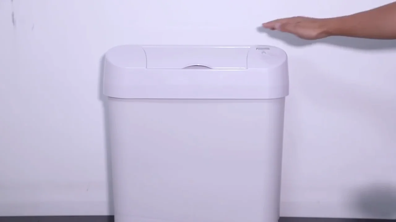 Cdwk Abs 15l Automatic Lady Sanitary Bin Hygiene Bins Sensor Trash Can ...