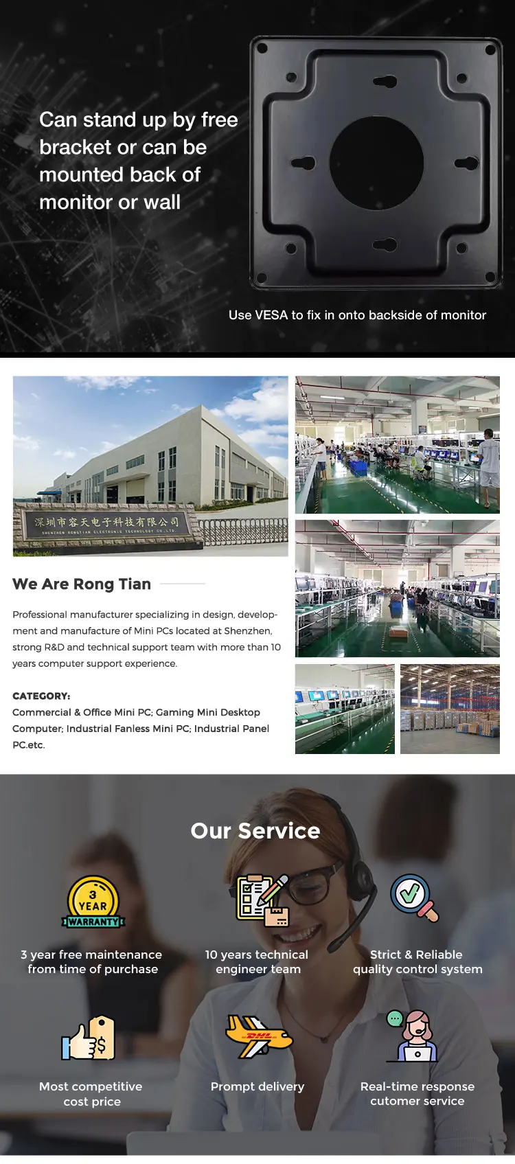 T8 Pro Mini Pc N5095 Lpddr4x 8gb 128gb Computer Business Desktops Pc ...