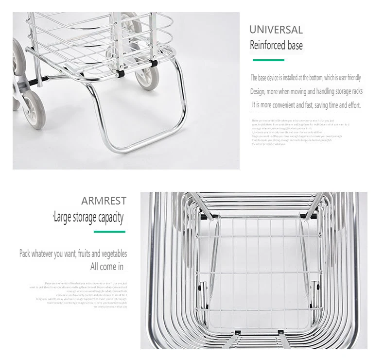 Wholesale Collapsible Metal Shopping Cart Lightweight and Convenient ...