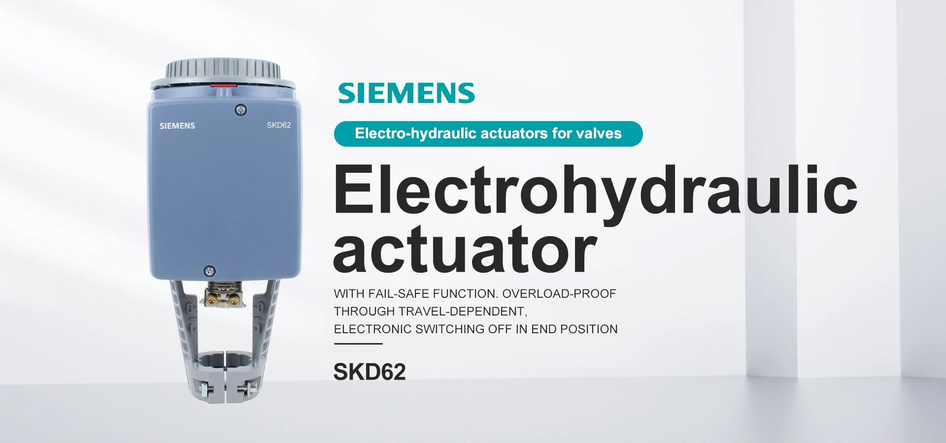 SIEMENS SKD60/SKD62 Electrohydraulic Actuators AC24V - Flexible Control ...