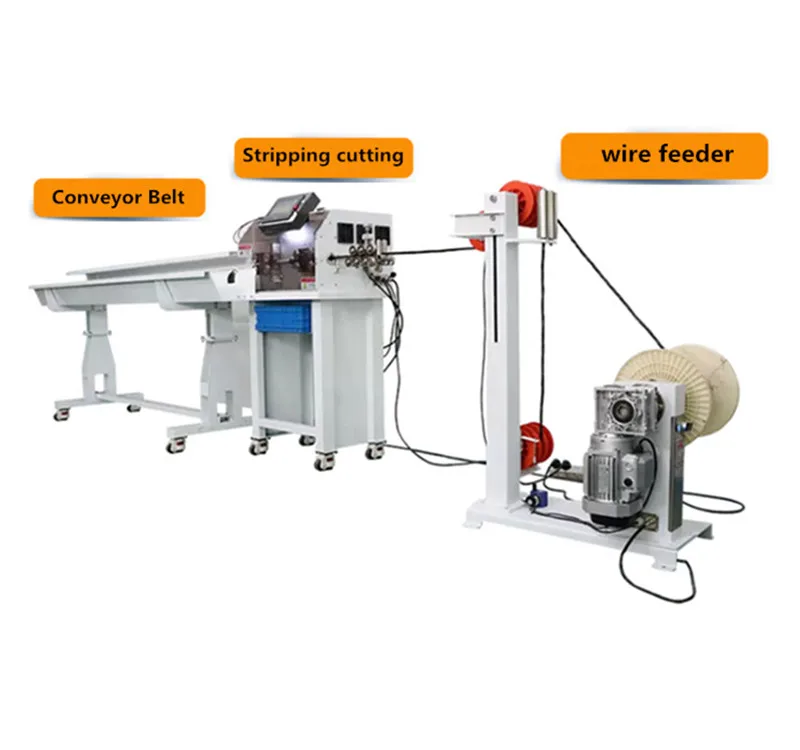 Full Automatic Multi-core Wire Cutting Stripping Machine Cable Wire ...