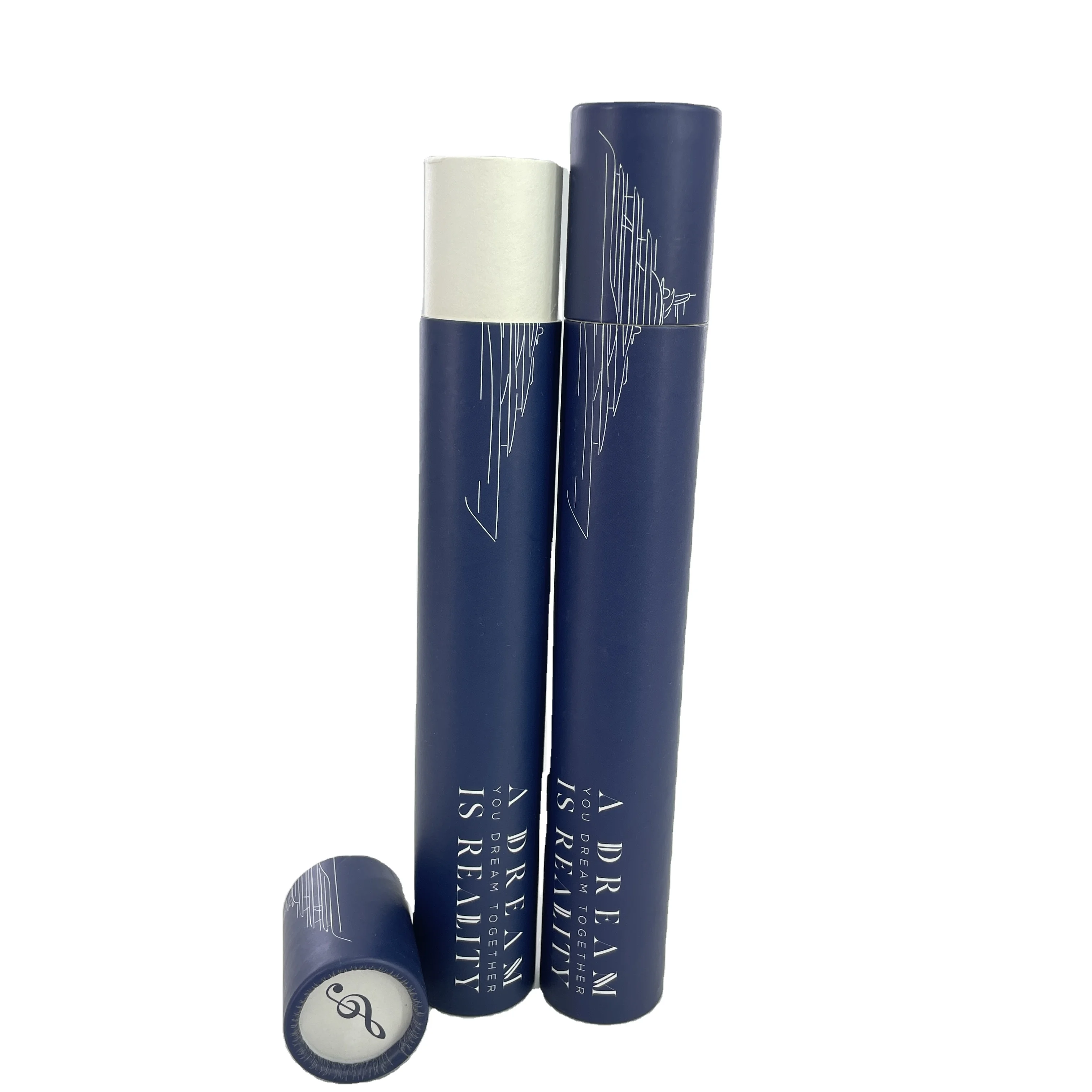 Custom Mailing Paper Tube Box Packaging - Eco Friendly