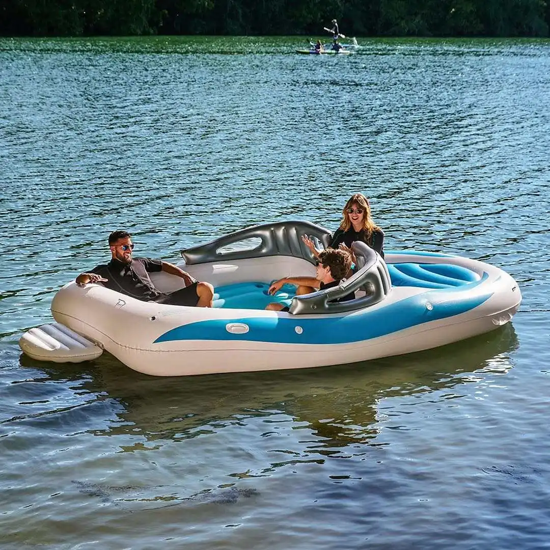 Alibaba.com: Customized 6-person inflatable PVC bay breeze boat ...