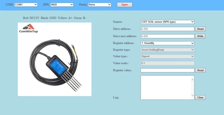 CWT Soil Temperature Humidity Sensor - Precision & Reliability