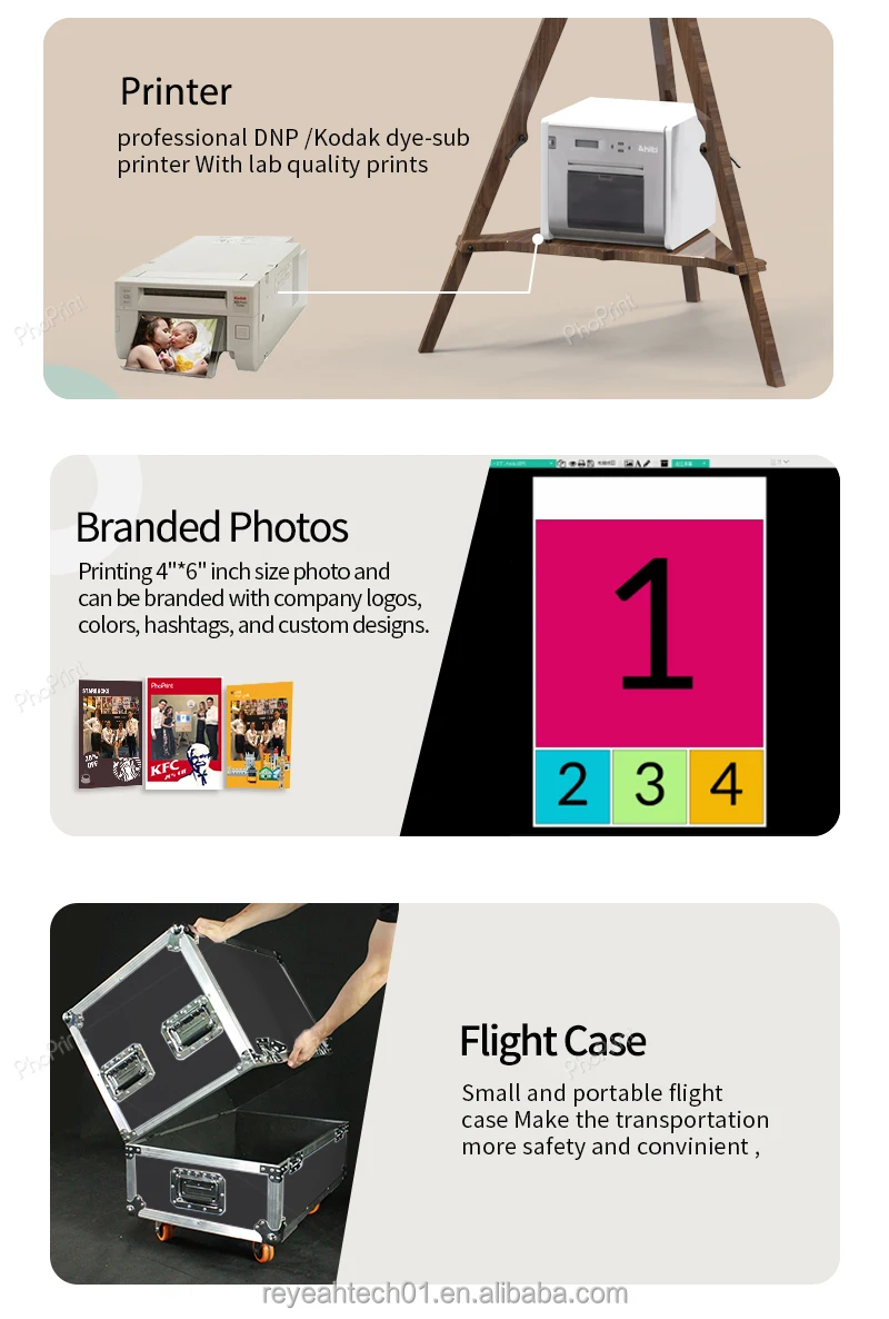 Reyeah Party Wedding Photo Booth Machine Backdrop Wooden Dslr Photo Booth - Buy Wedding Photo ...