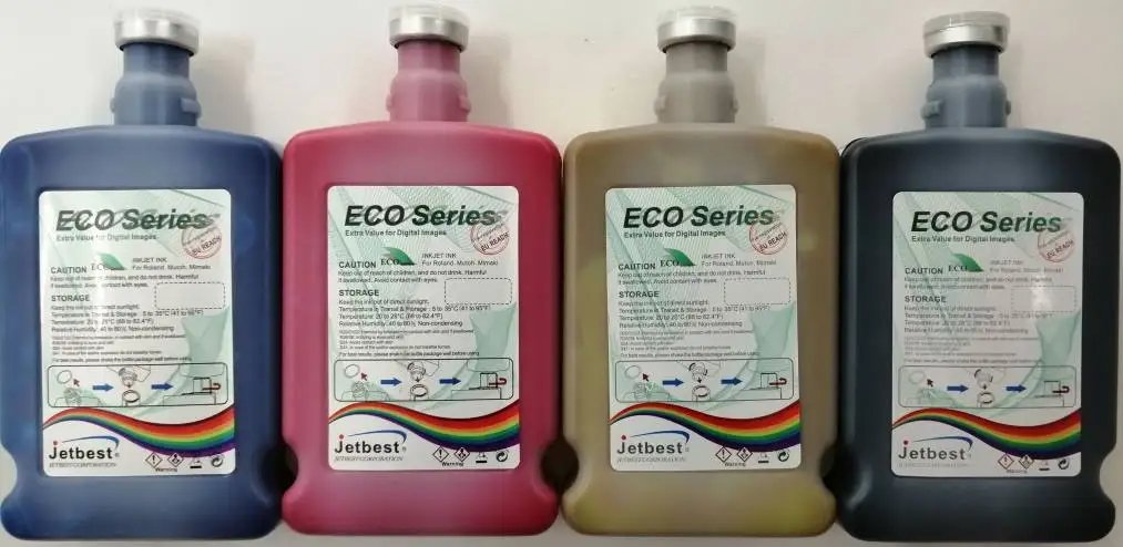 Eco Solvent Ink by E-Jetbest - Ideal for Roland Mutoh Mimaki DX5 DX7 ...