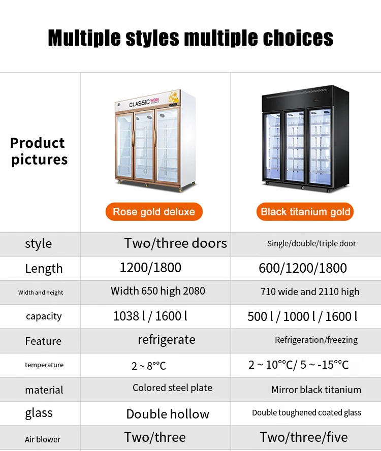 230L 600L 920L Beer Bottle Cooler Commercial Slim Upright Display ...