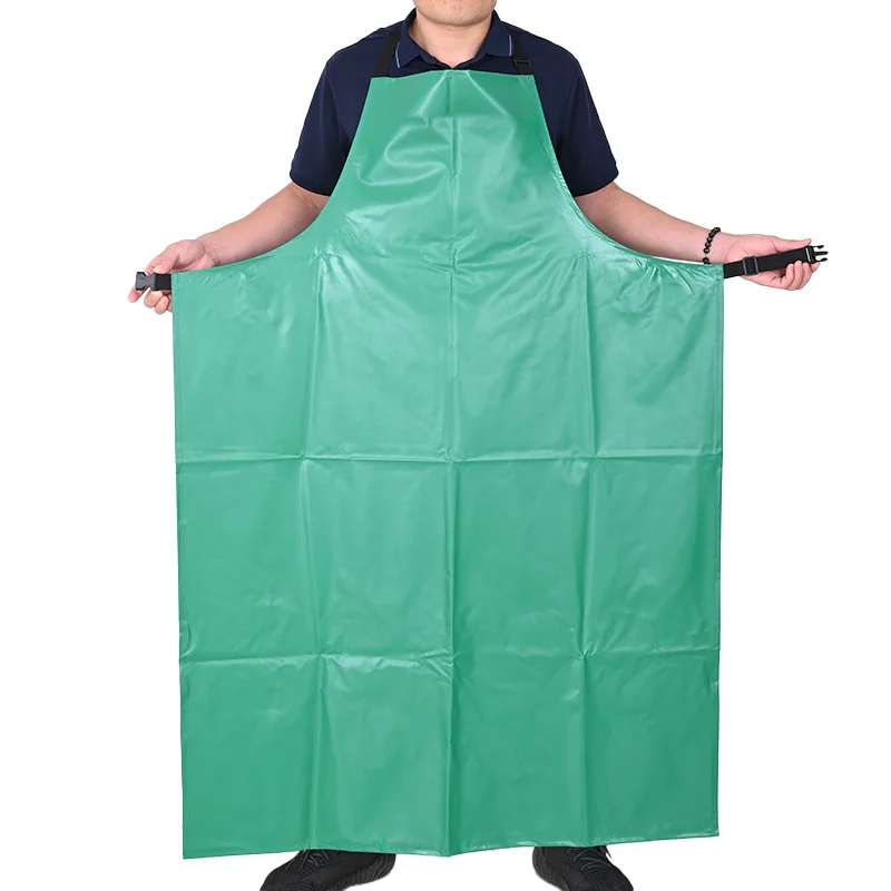 KEFEI PVC Heavy Duty Waterproof Oil-proof Dish Washing Apron Uniform PU ...