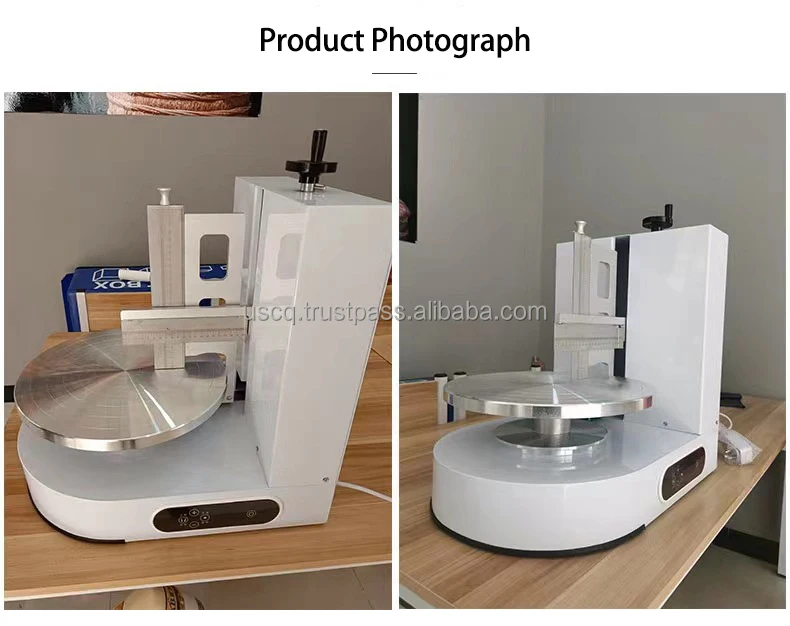 Cake Baking Equipment Automatic Birthday Cake Cream Coating Machine ...