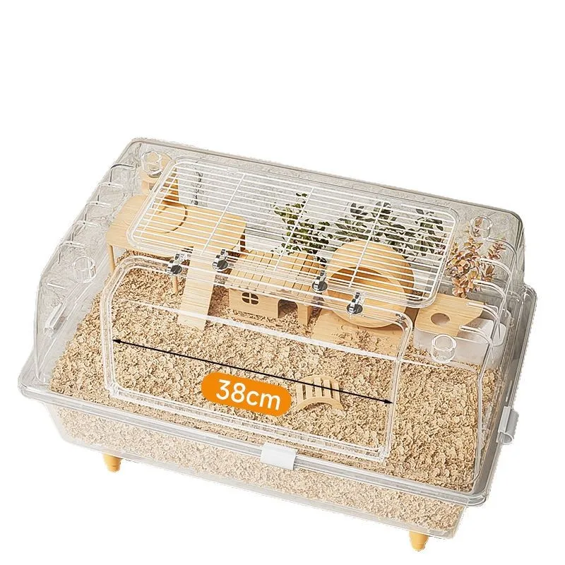 Luxurious Transparent Hamster Cage Villa-sized Large Breeding Box Pet ...