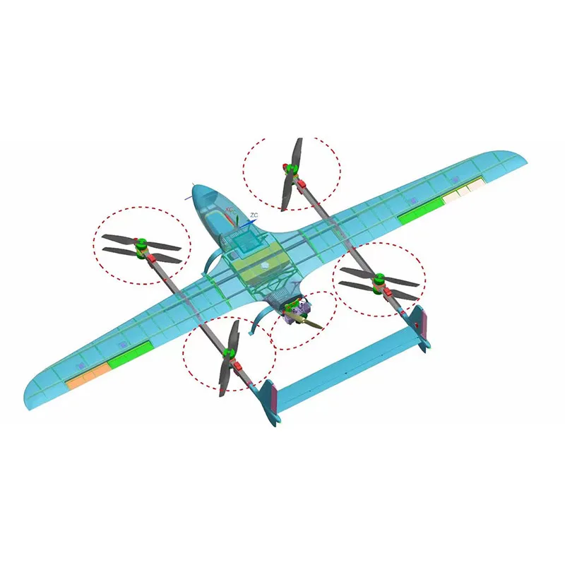 Custom Measurement Inspection Monitoring Fixed Wing Uav Hanging Hybrid ...