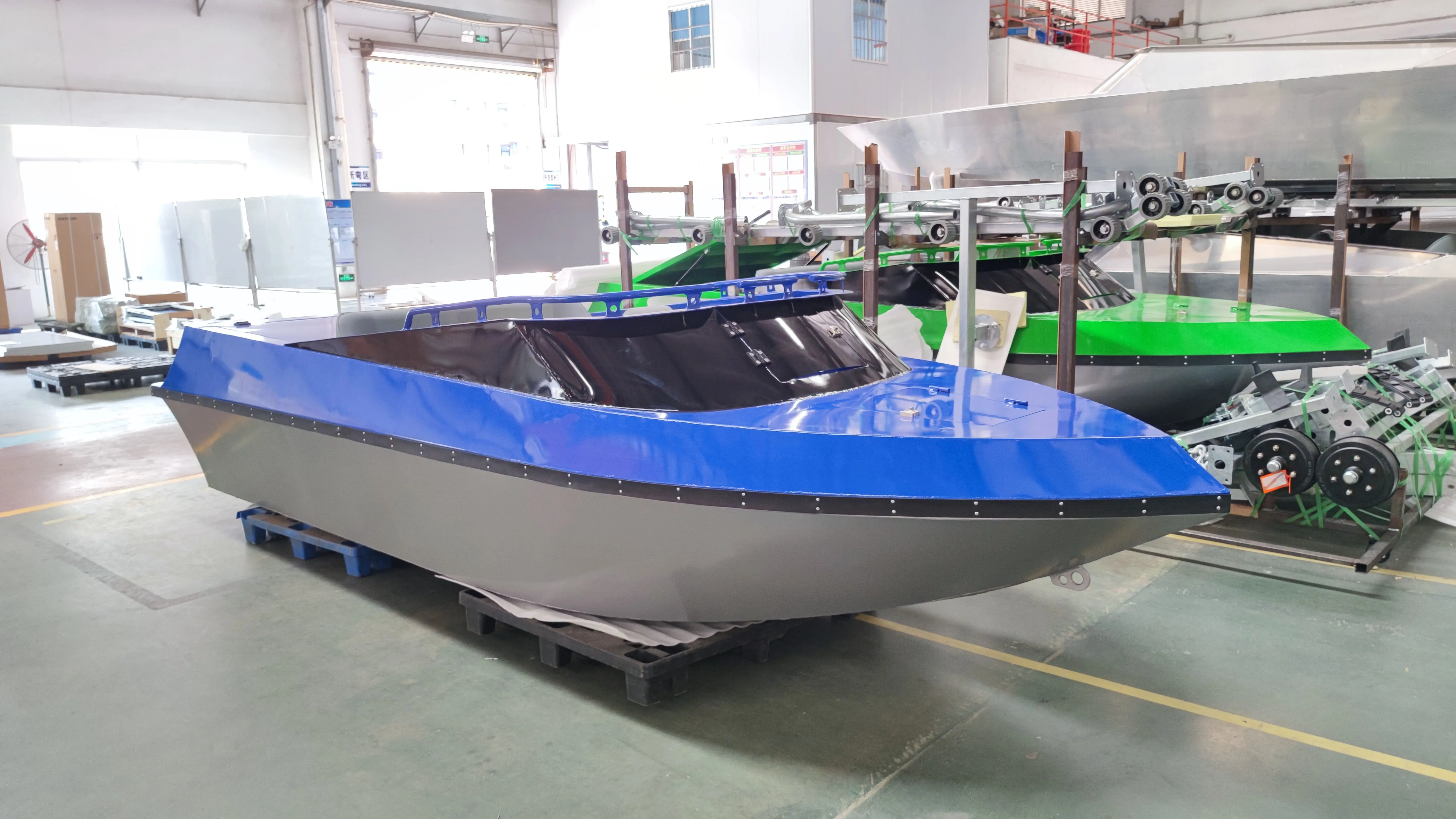 All Welded Aluminum Jet Drifting Racing Boat With Uhmw-pe Cover For ...