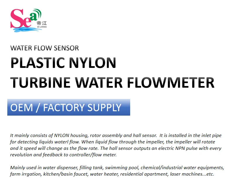 Dijiang Branded Dn15 Liquid Turbine Meter Hall Effect Water Flowmeter 0 ...