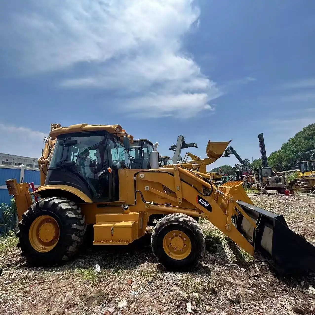 Used Backhoes Cat 420 Tractor Backhoe Loader For Sale Cheap Fairly 420f ...