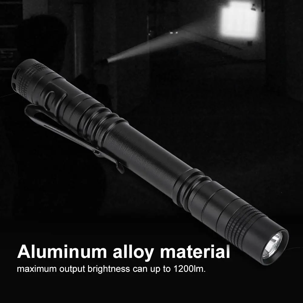 High Power Aluminium Alloy Pen Light - XPE LED Flashlight