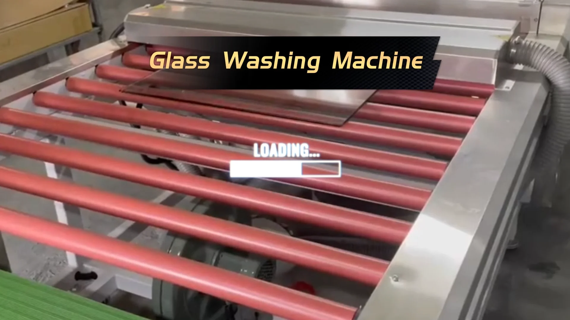 Horizontal Glass Washing Machine Insulating Glass Cleaner Glass Washer ...